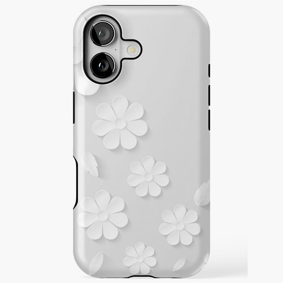 3D White Flowers Floral Mexican Art Compatible Phone Case for iPhone 11 ...