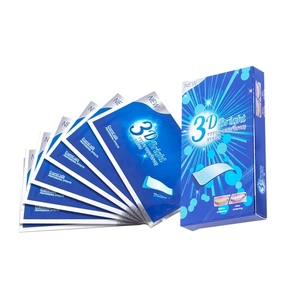 3D White Strips for Teeth Whitening,Oral Care Whitening Strips,Non ...