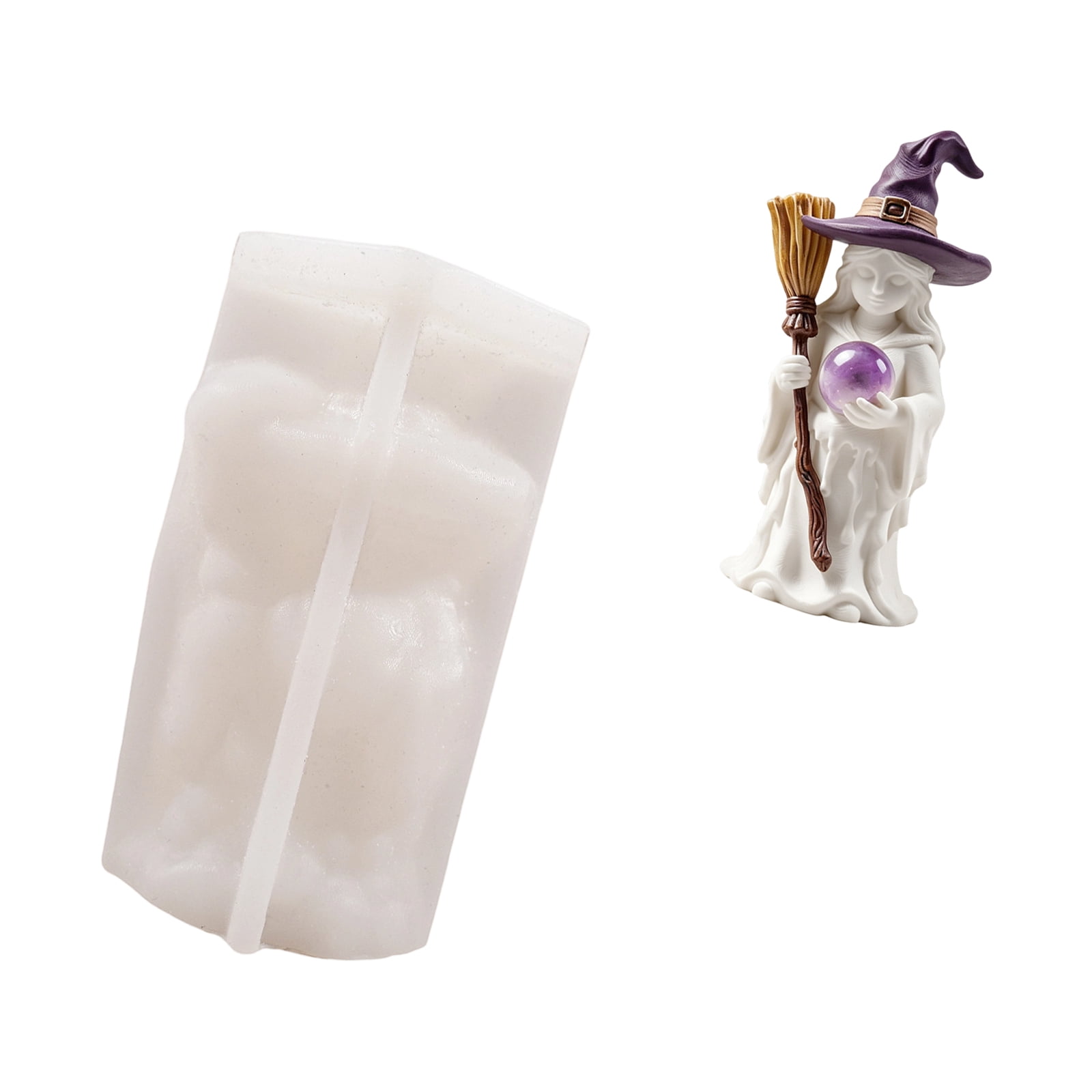 3D Witch Figure Silicone Molds Grade Silicone For Resin Casting Making ...