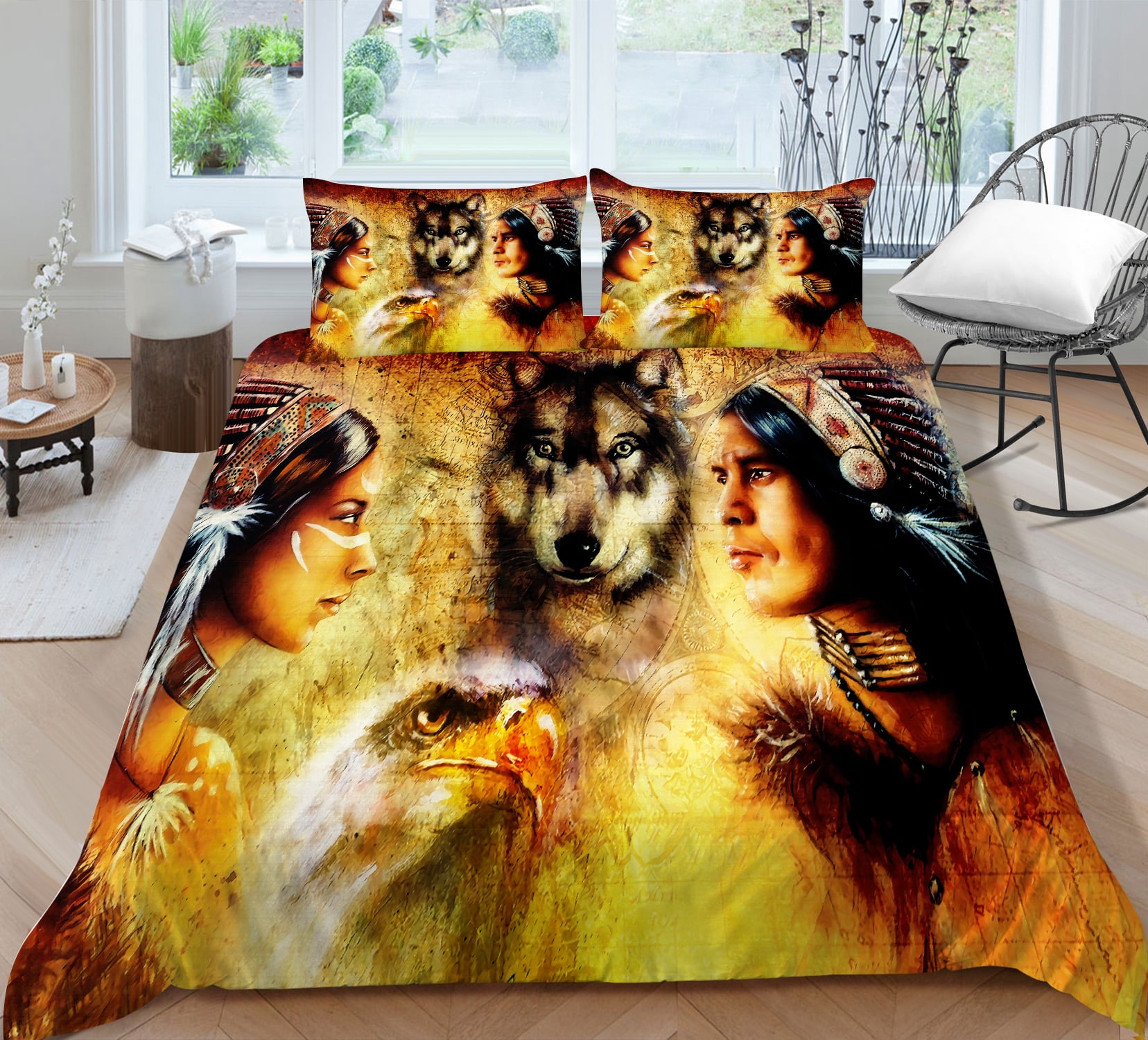 3D Wolf Printing Duvet Cover Set Soft Bedding Set Comforter Cover Set ...