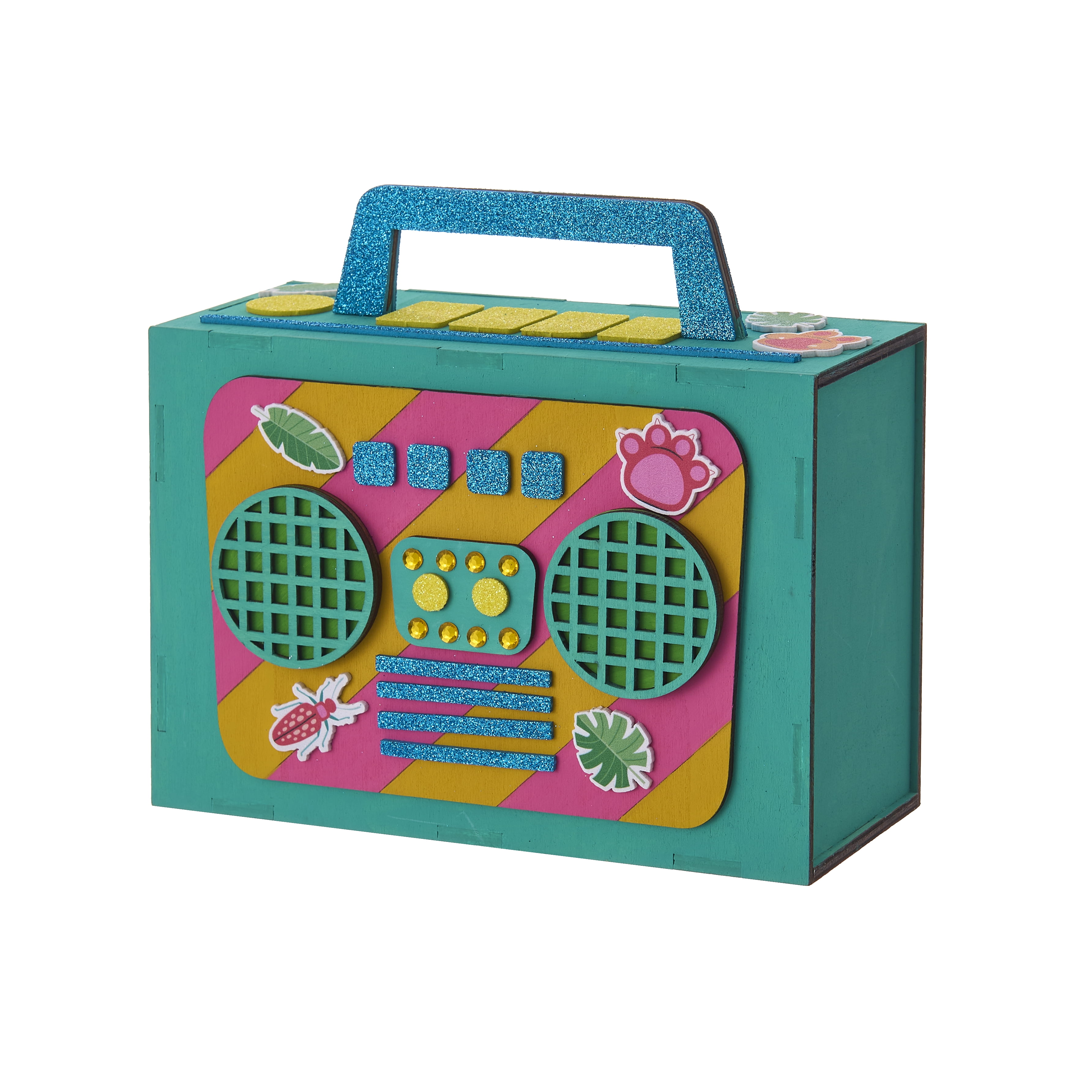 3D Wood Boom Box Kit by Creatology™ - Summer Craft Kits - Walmart.com