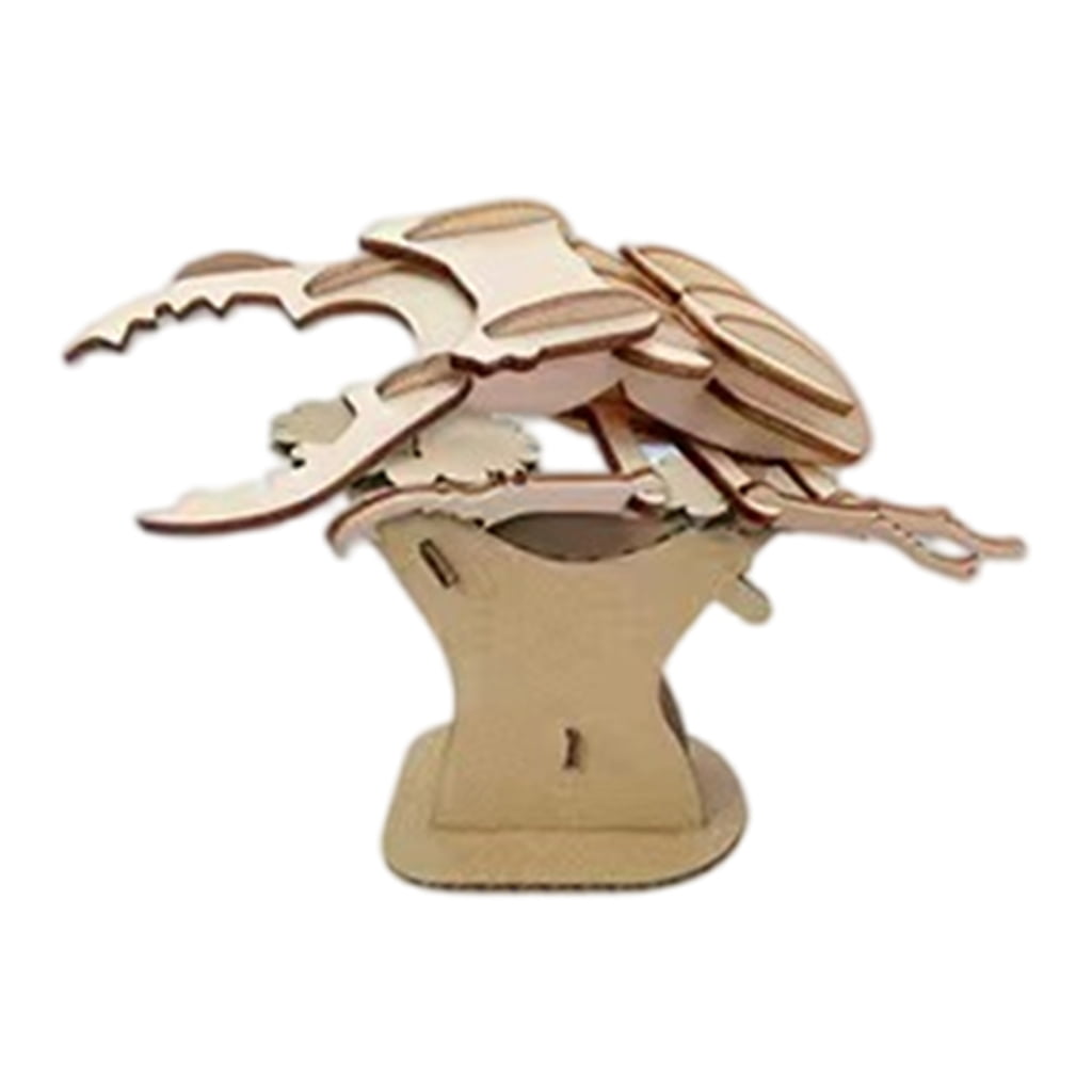 3D Wood Puzzle Building Set Models Kits For and Kids Family Game ...
