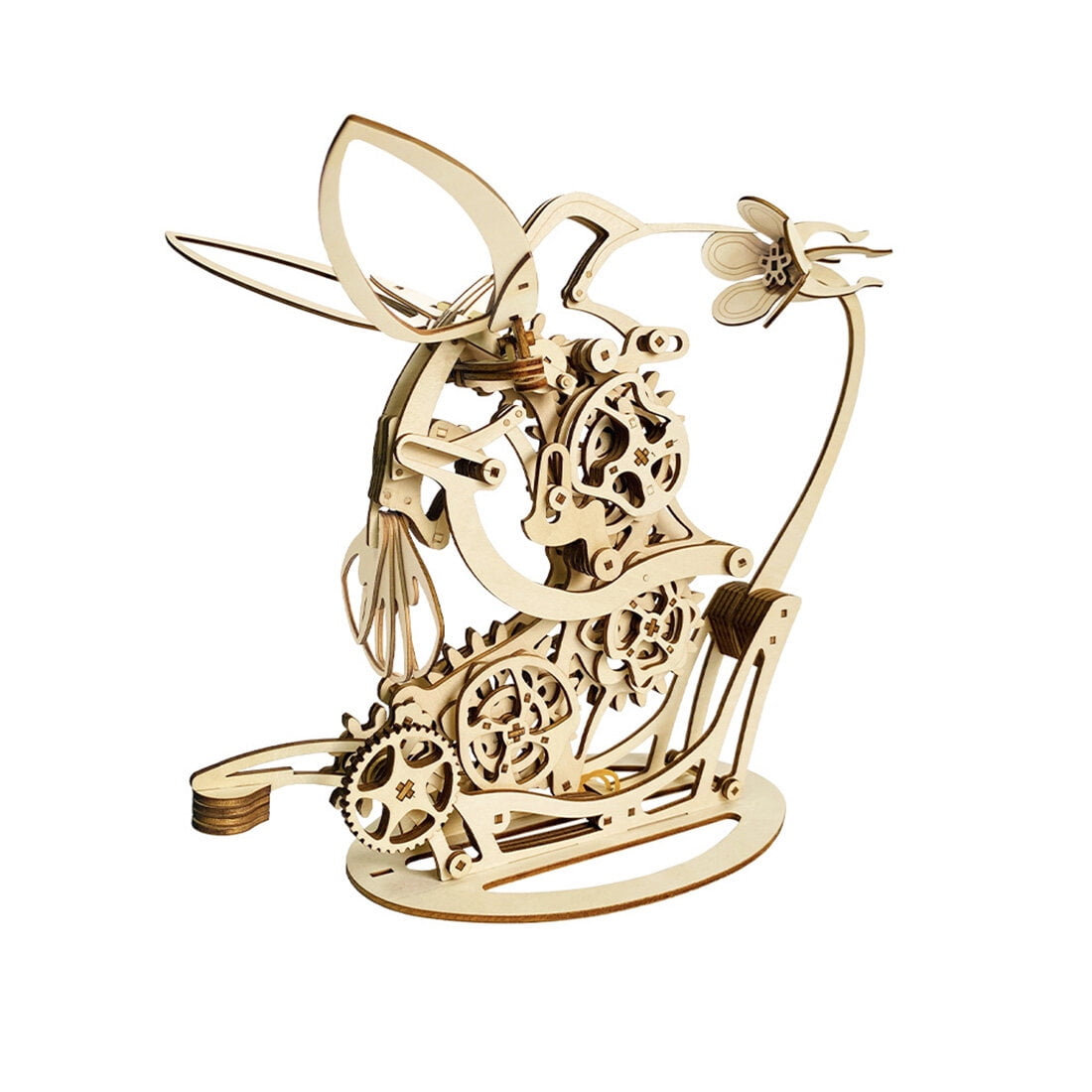3D Wooden Mechanical Hummingbird Model Kit, 200PCS DIY Dynamic Assembly ...