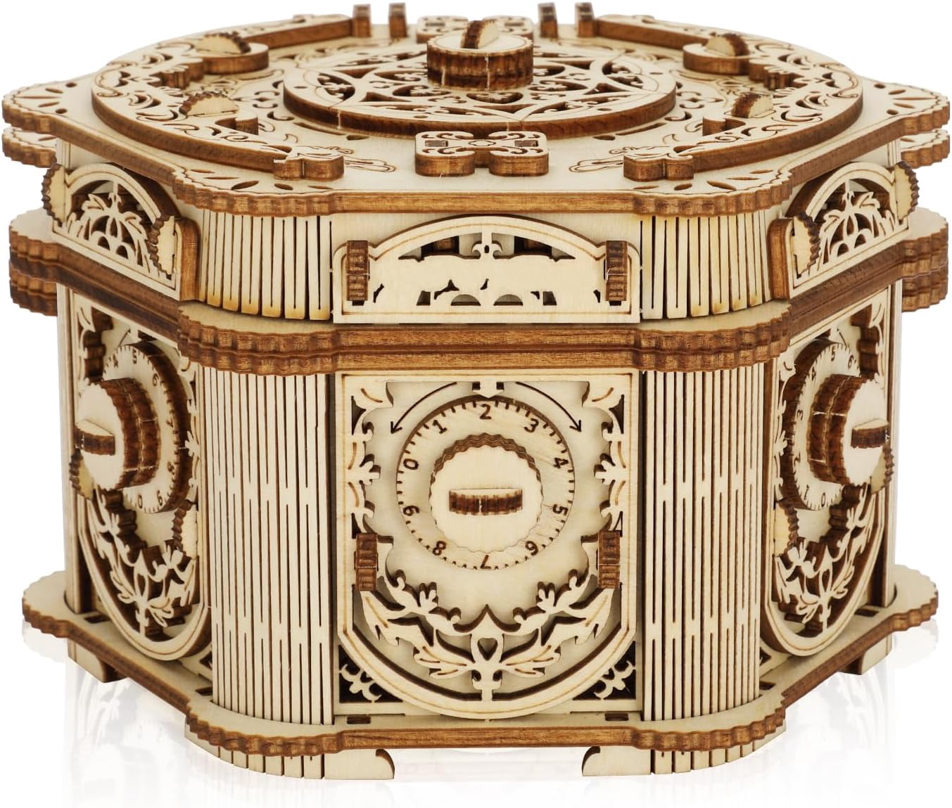 3D Wooden Puzzle Music Box, DIY Brain Teaser Projects for Birthday ...