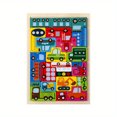 3D Wooden Puzzle Set Educational Animal Ocean People Transportation ...