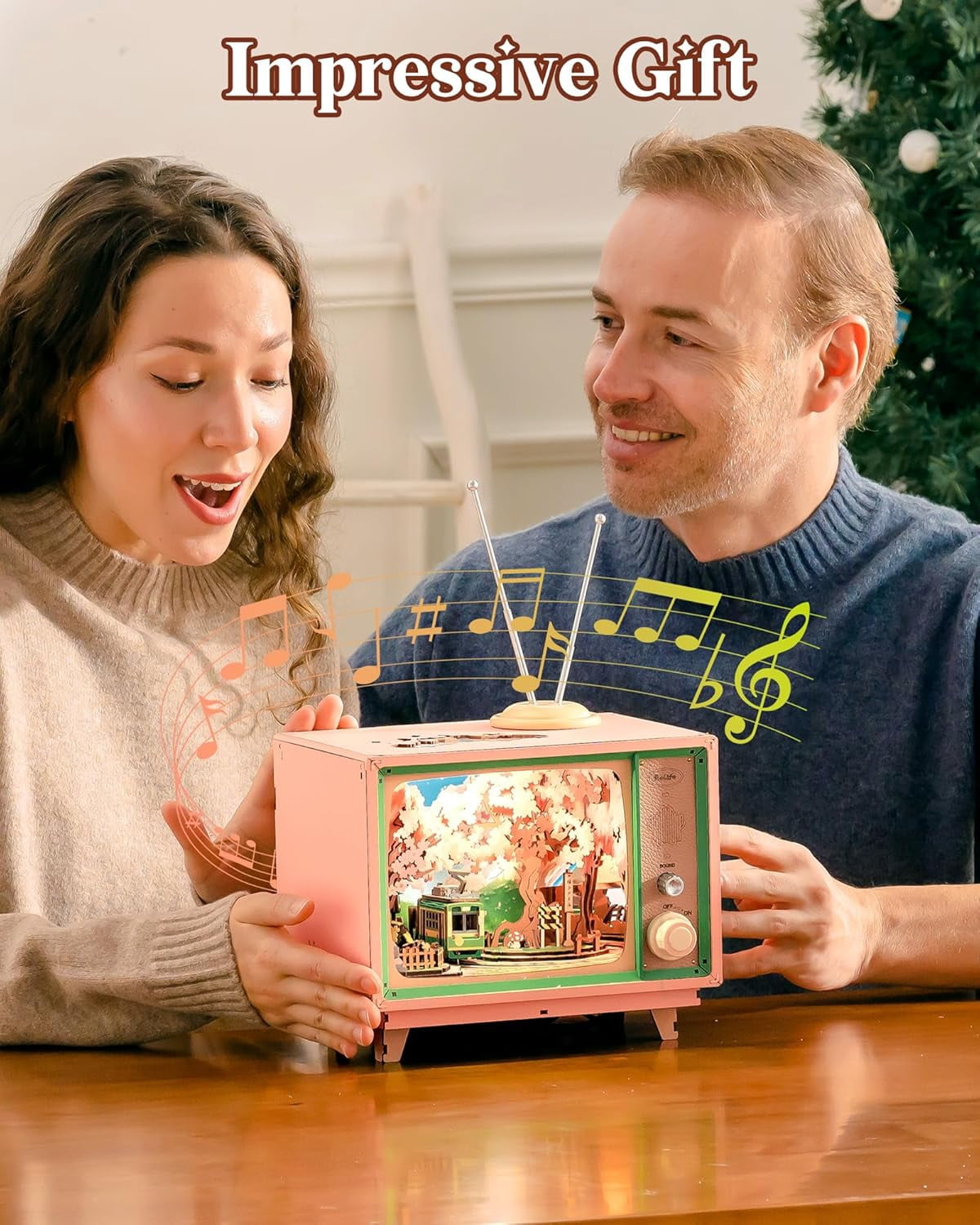 3D Wooden Puzzles for Adults Book Nook Kit 16" Japanese Cherry Music ...