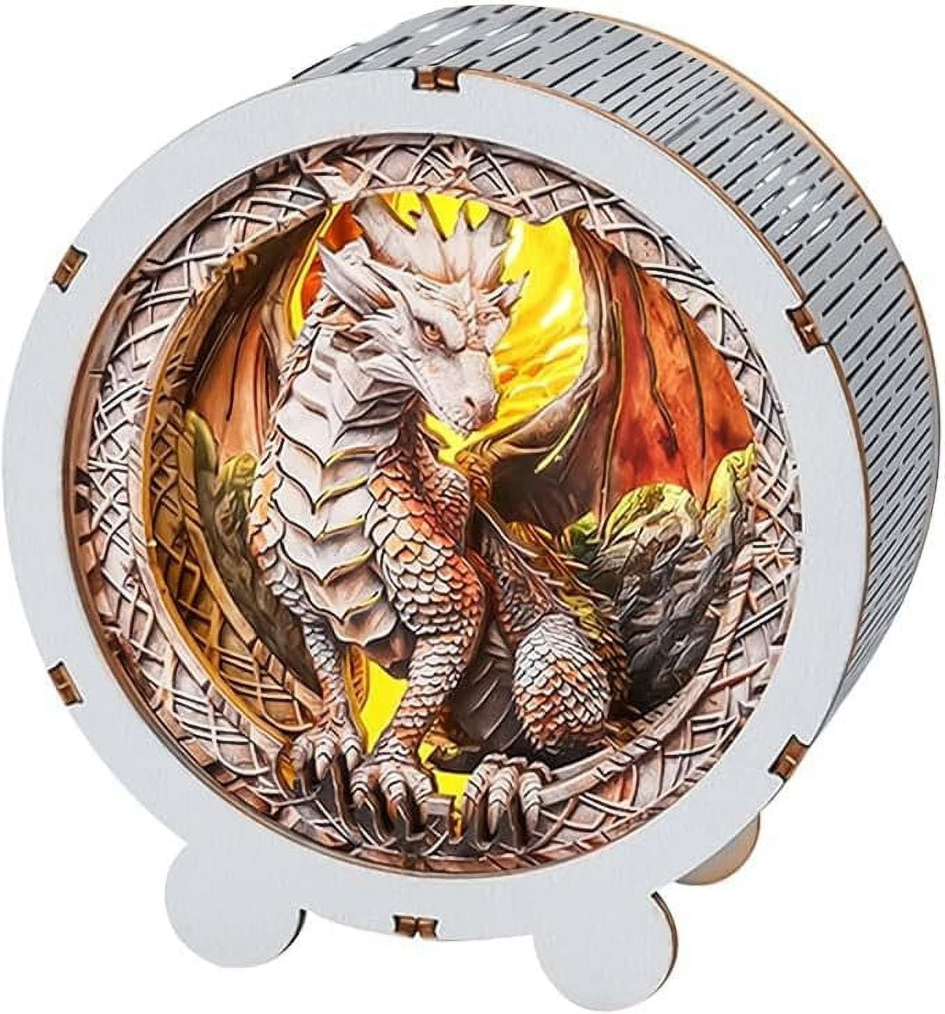 3D Wooden Puzzles for Adults, Wooden Puzzles 3D Nightlight - 12D Vision ...