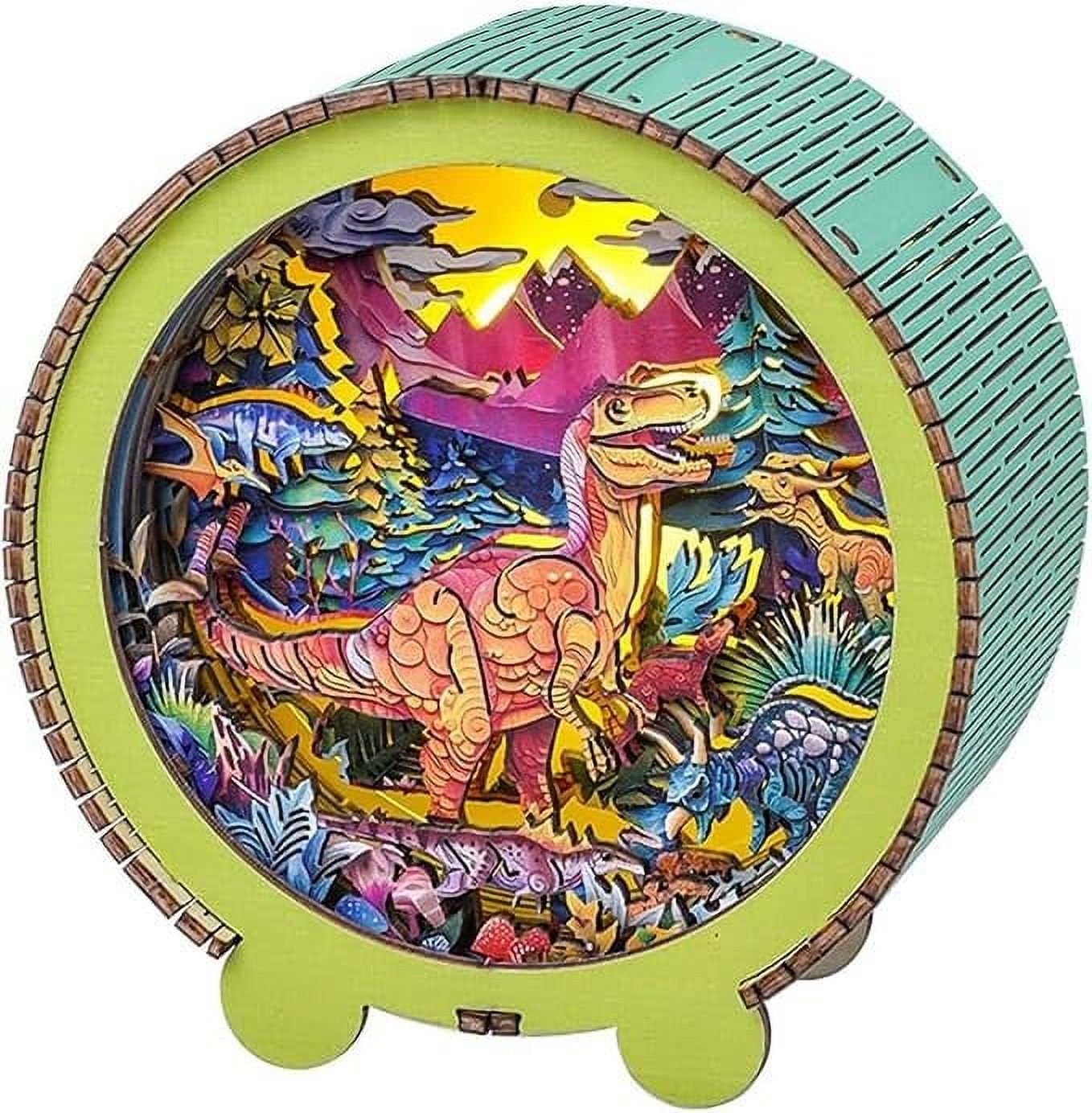 3D Wooden Puzzles for Adults, Wooden Puzzles 3D Nightlight - 9D Vision ...