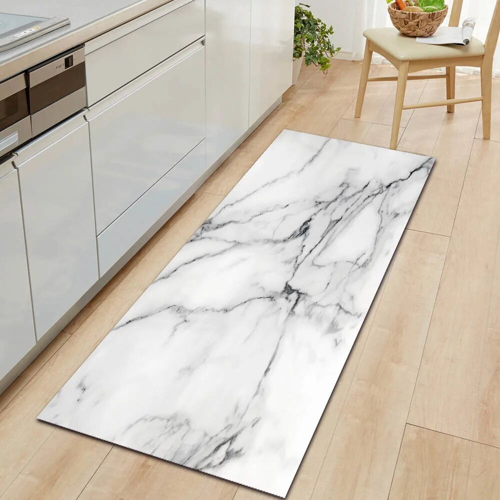 3D Wooden Texture Printed Kitchen Mat Long Strip Hallway Area Rug Soft ...