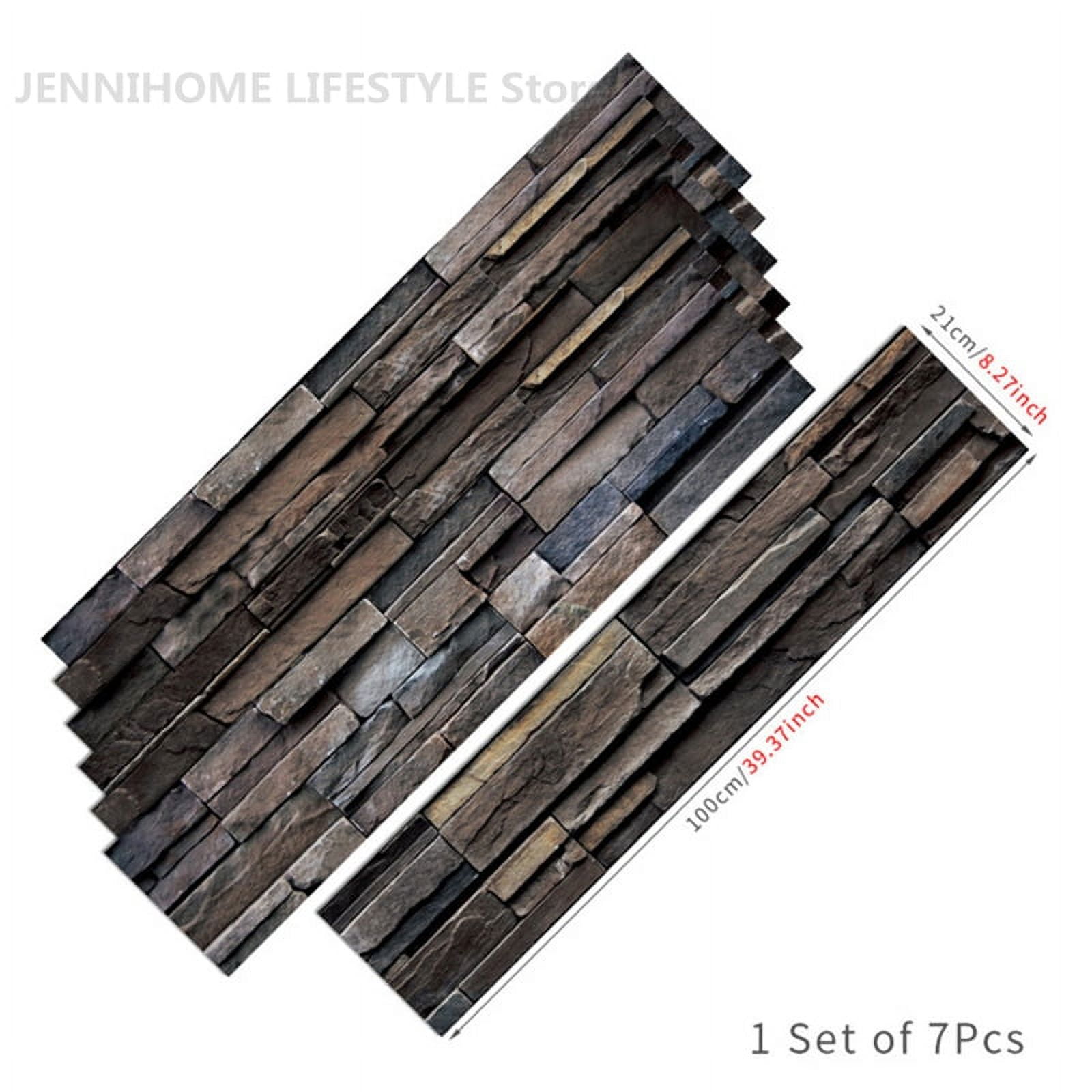 3D Wooden Vintage Stair Sticker Stairway Vinyl Floor Door Adhesive DIY ...