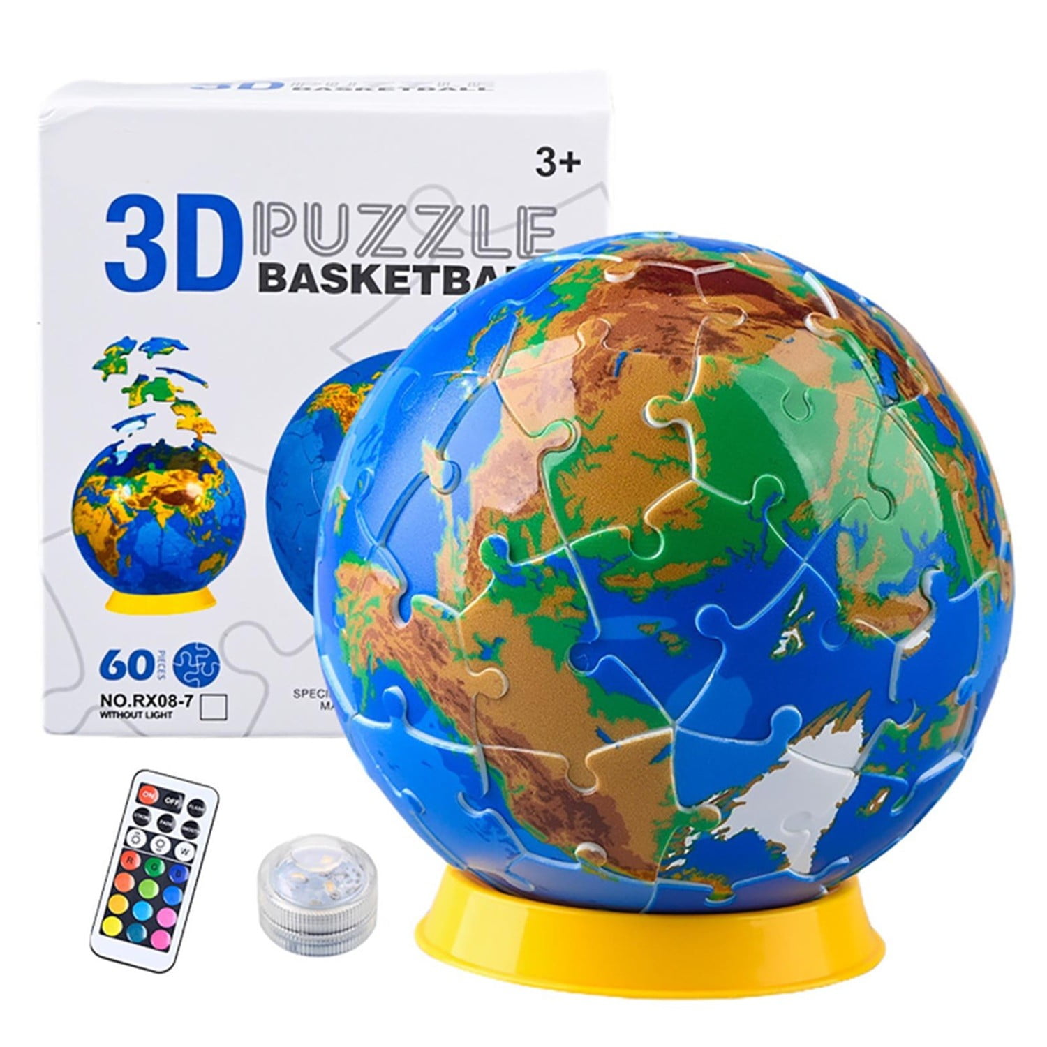 3D World Map Puzzle, Geography Floor Puzzle for Kids, Puzzles for Kids ...