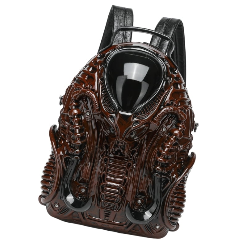 3D Xenomorph Shaped Backpack Novelty Backpack Cool Predalien Handbag ...
