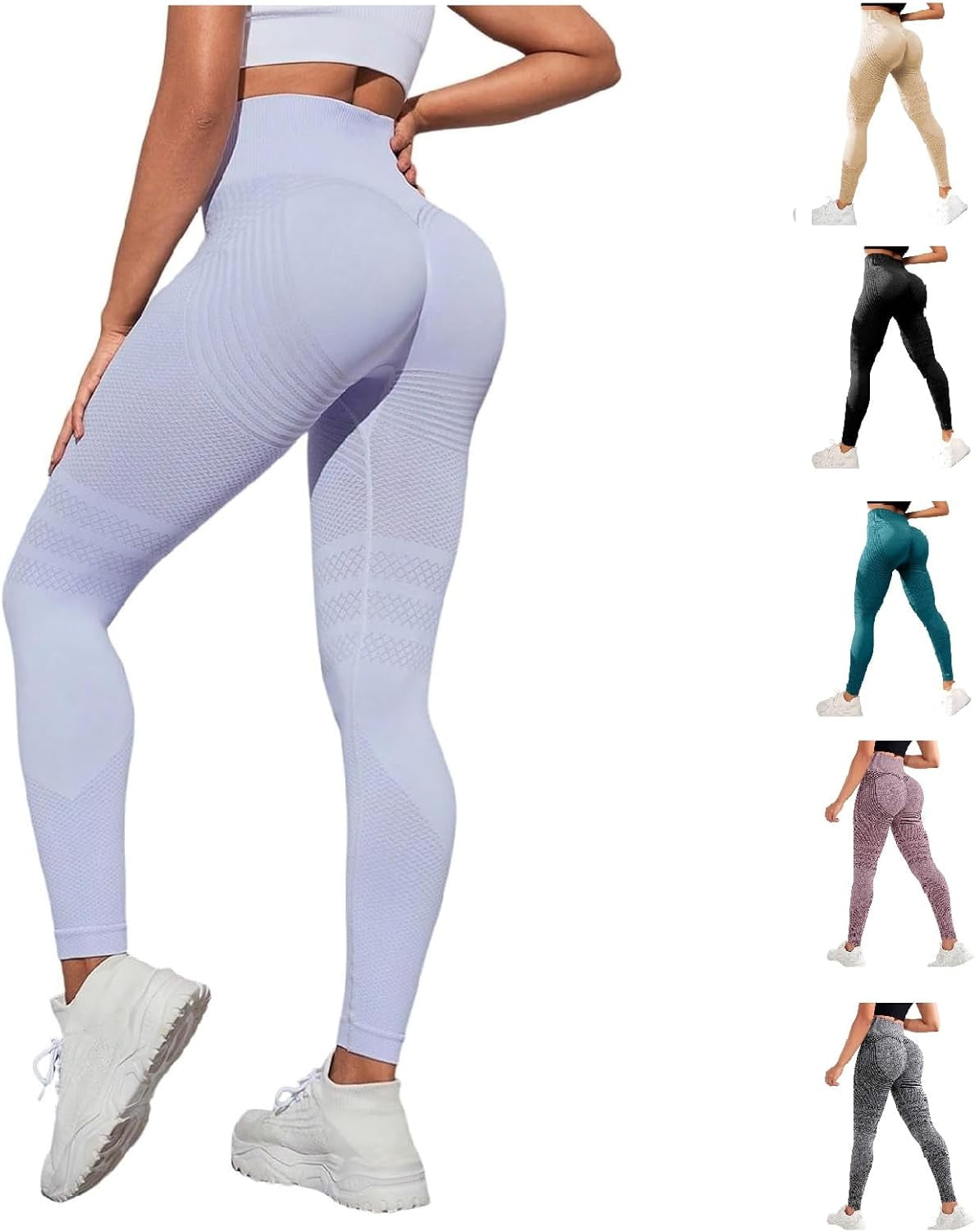 3D anti-cellulite compression leggings, high-waisted anti-cellulite ...