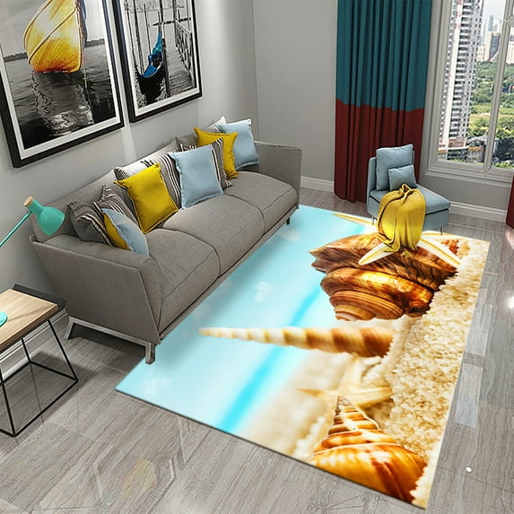 3D beach shell Hailu Haici ration bedroom Living room Study Room ...