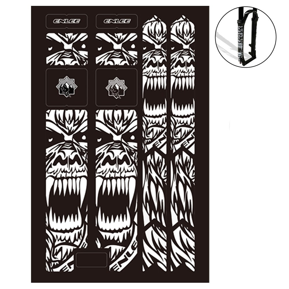 3D car stickers personalized front fork protection stickers anti-skid ...