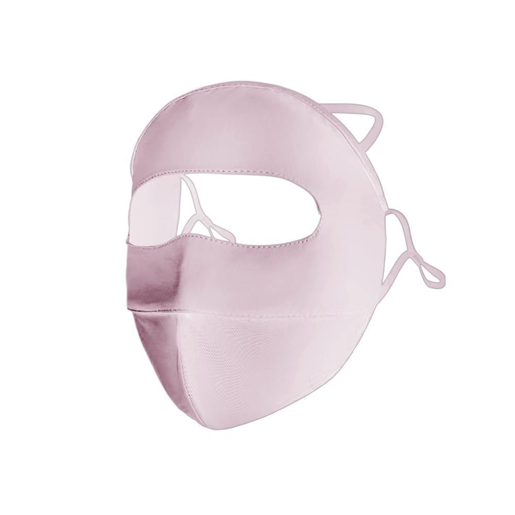 [3D fishbone facekini] - Pink (D) 3D fishbone sunscreen mask does not ...
