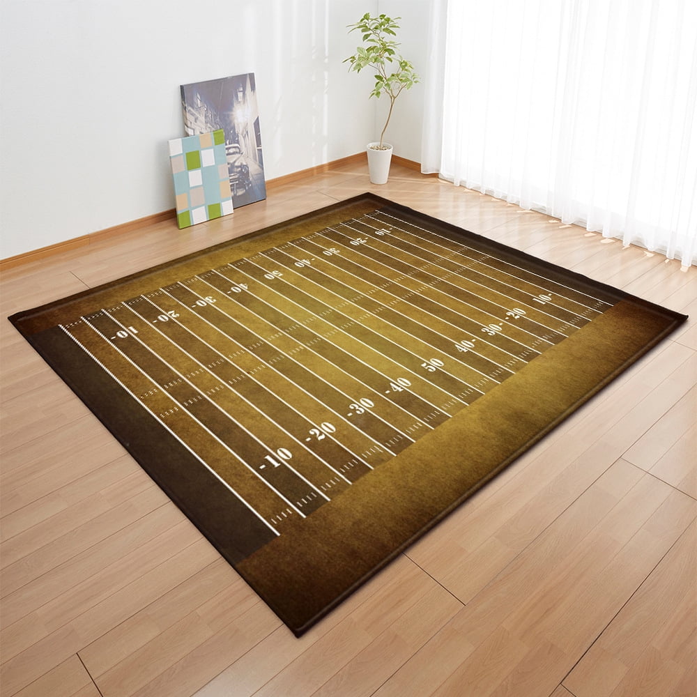 3D football field pattern decorative carpet bedroom living study ...