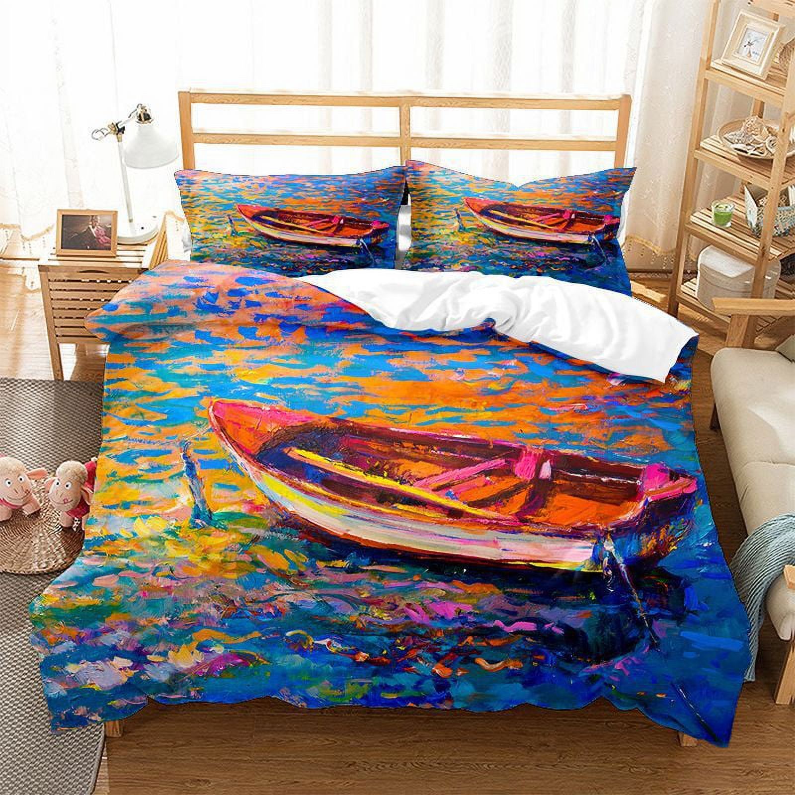 3D landscape printing series quilt cover, High quality Oil painting ...