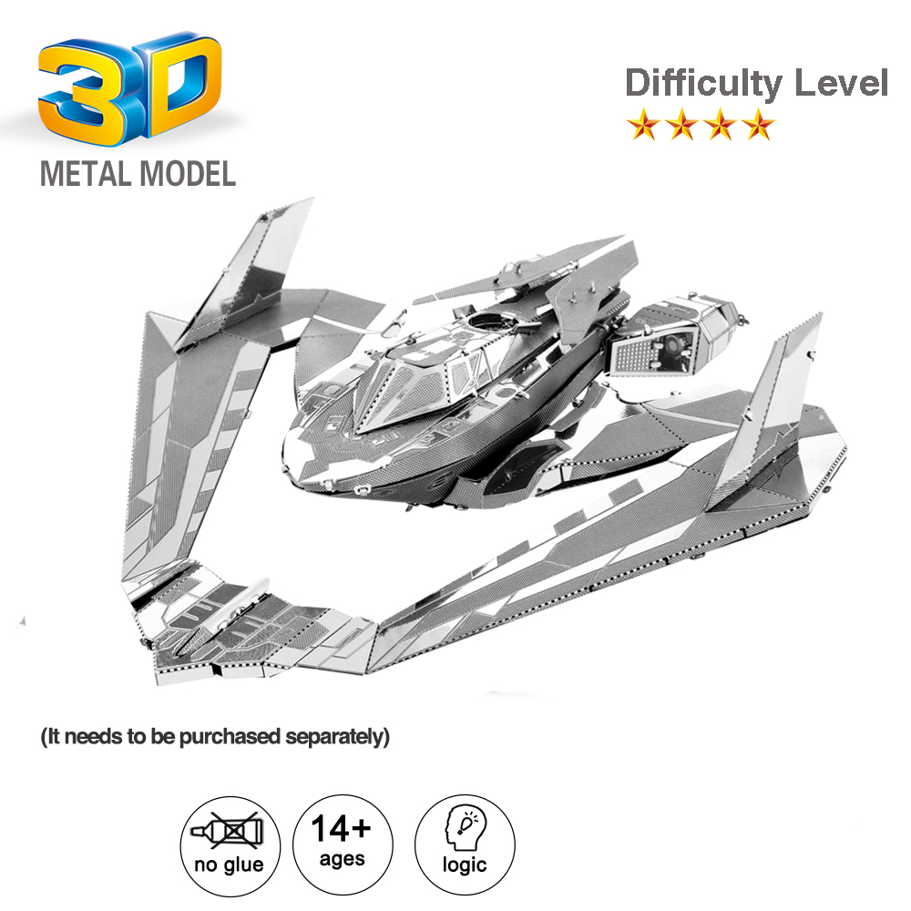 3D metal puzzle model kits DIY Laser Cut puzzles jigsaw toy jspt07 ...