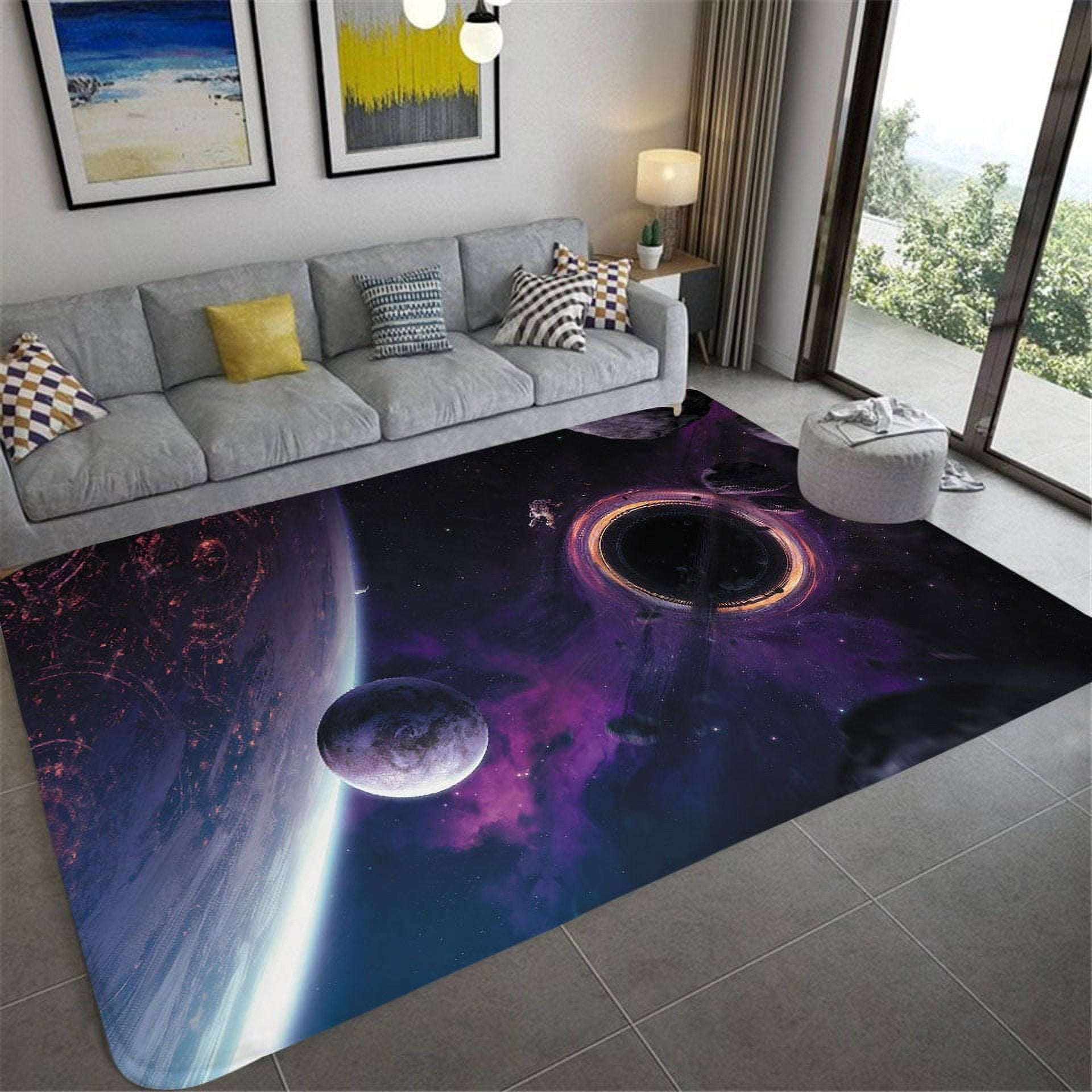 3D planet Space Galaxy solar system decoration carpet children's ...