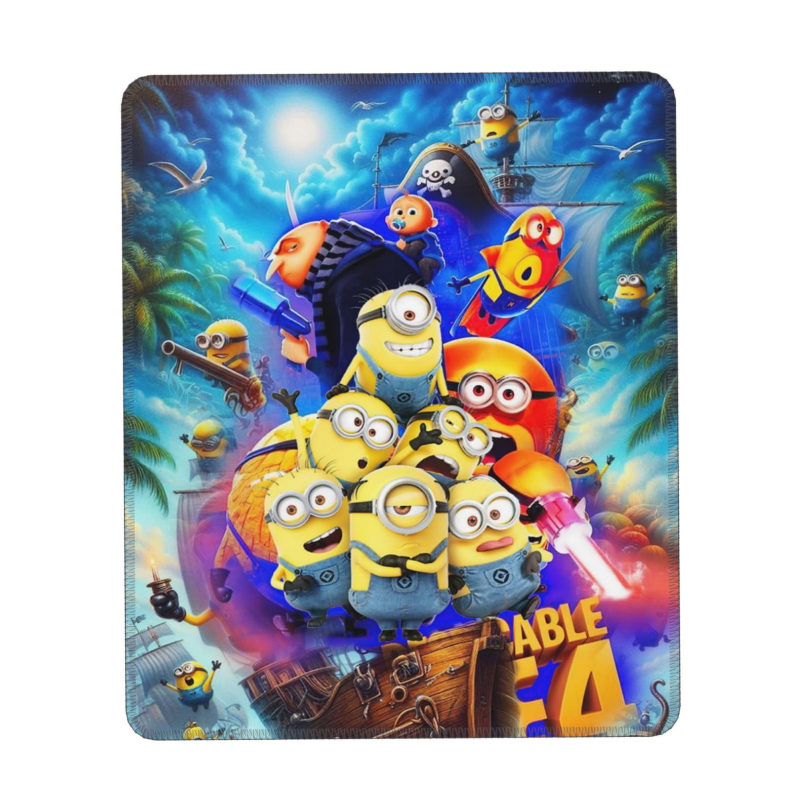 3D printed Minions Mouse Pad Bob Low Profile Thin Rubber Mouse Pad 8.3 ...