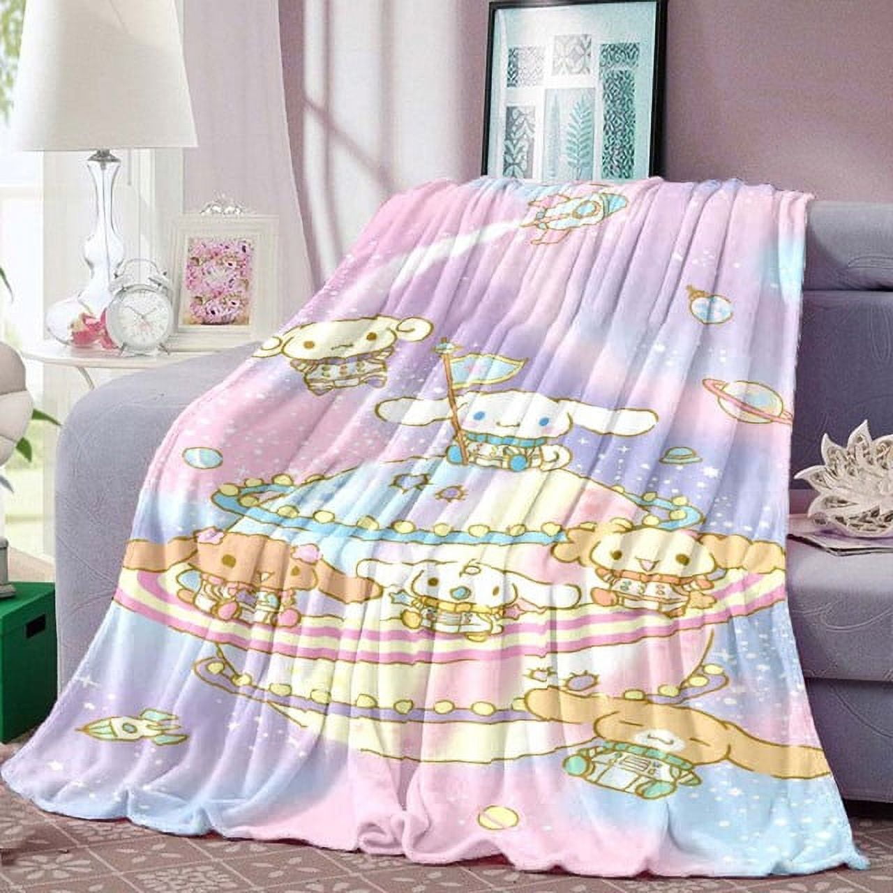 3D printed Sanrio Hello Kitty Plush blanket Kuromi My Melody ...