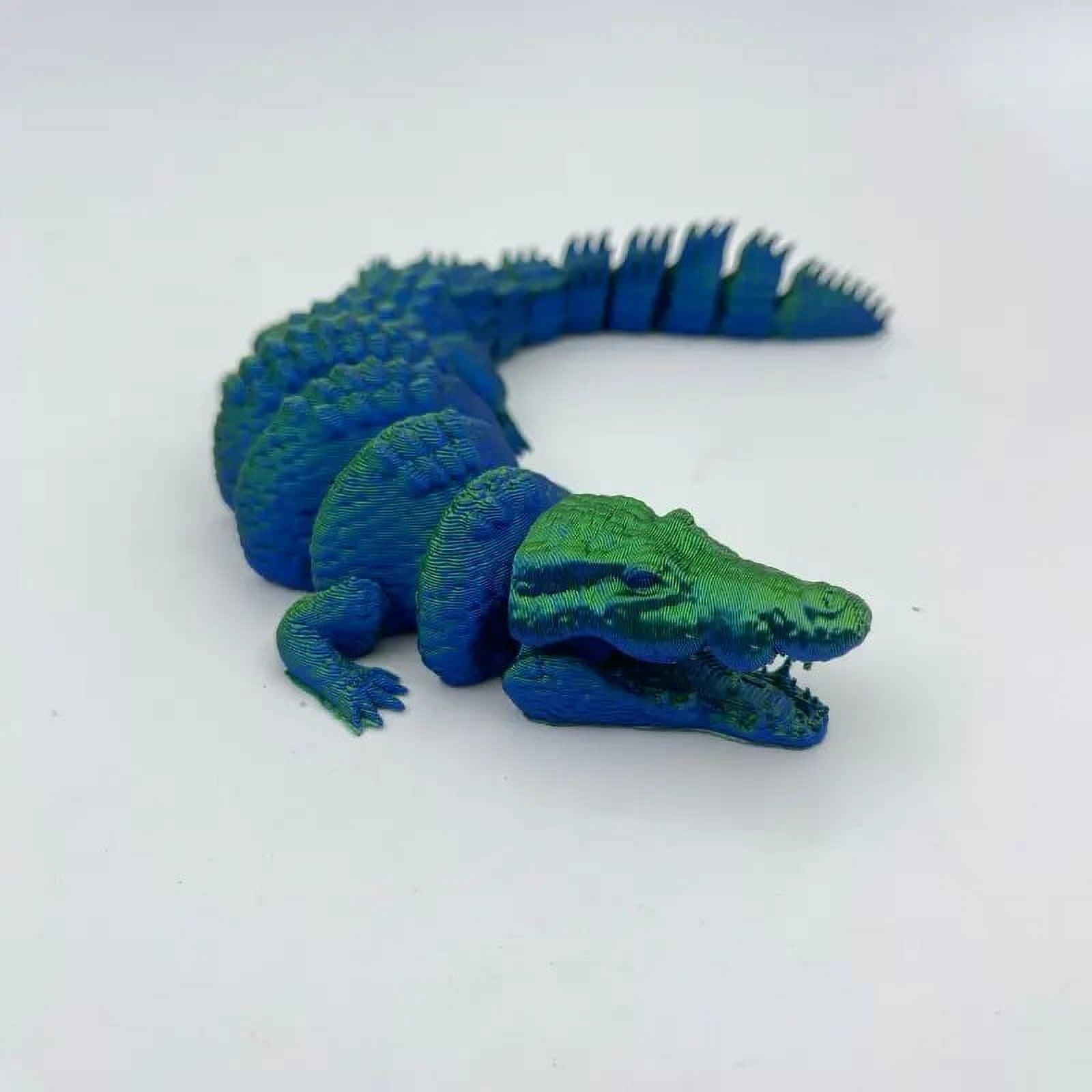 3D printed crocodile model joints allow for free movement and creative ...