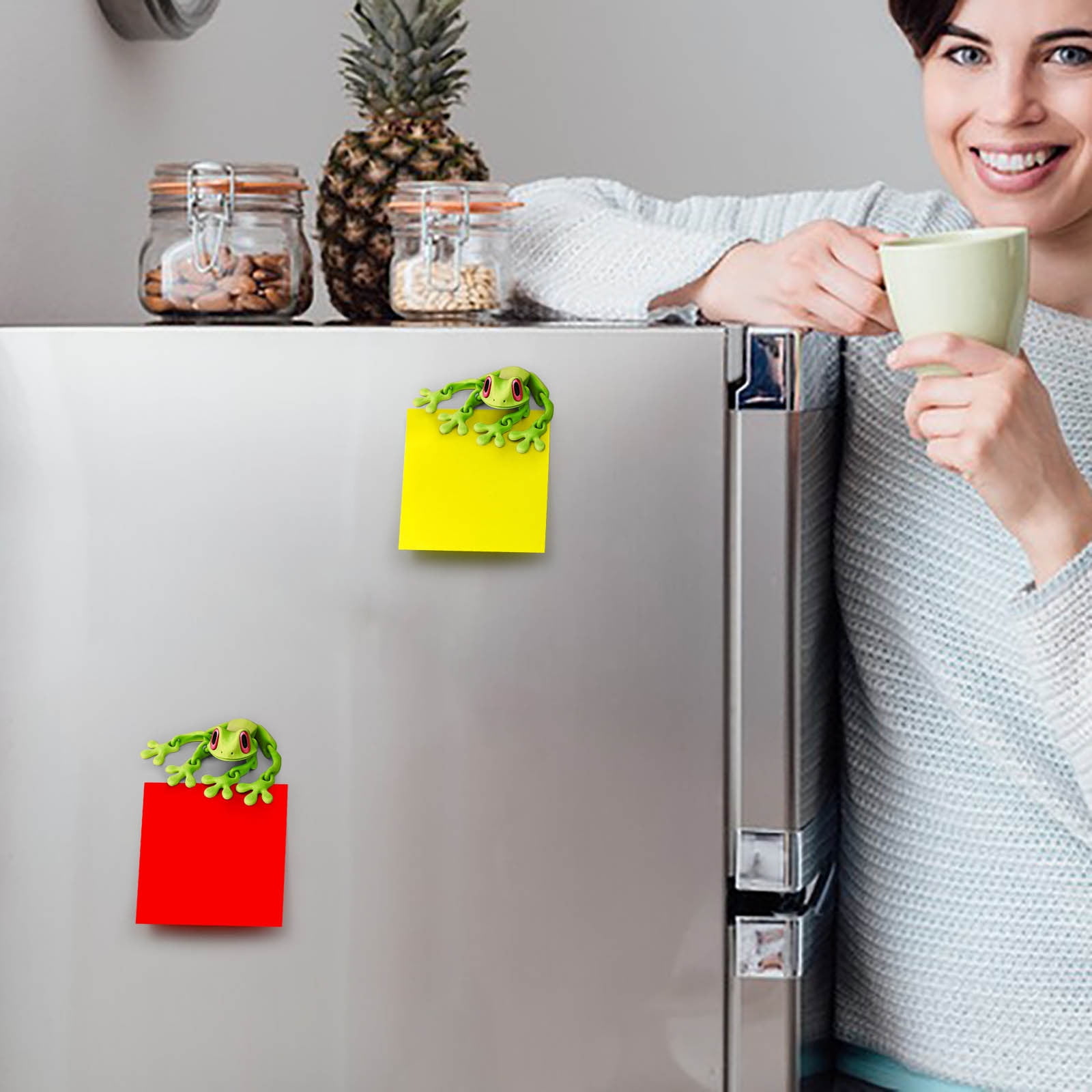 3D printed frog, Magnetic Frog Toy, 3D Printed Magnet Frog, Realistic ...