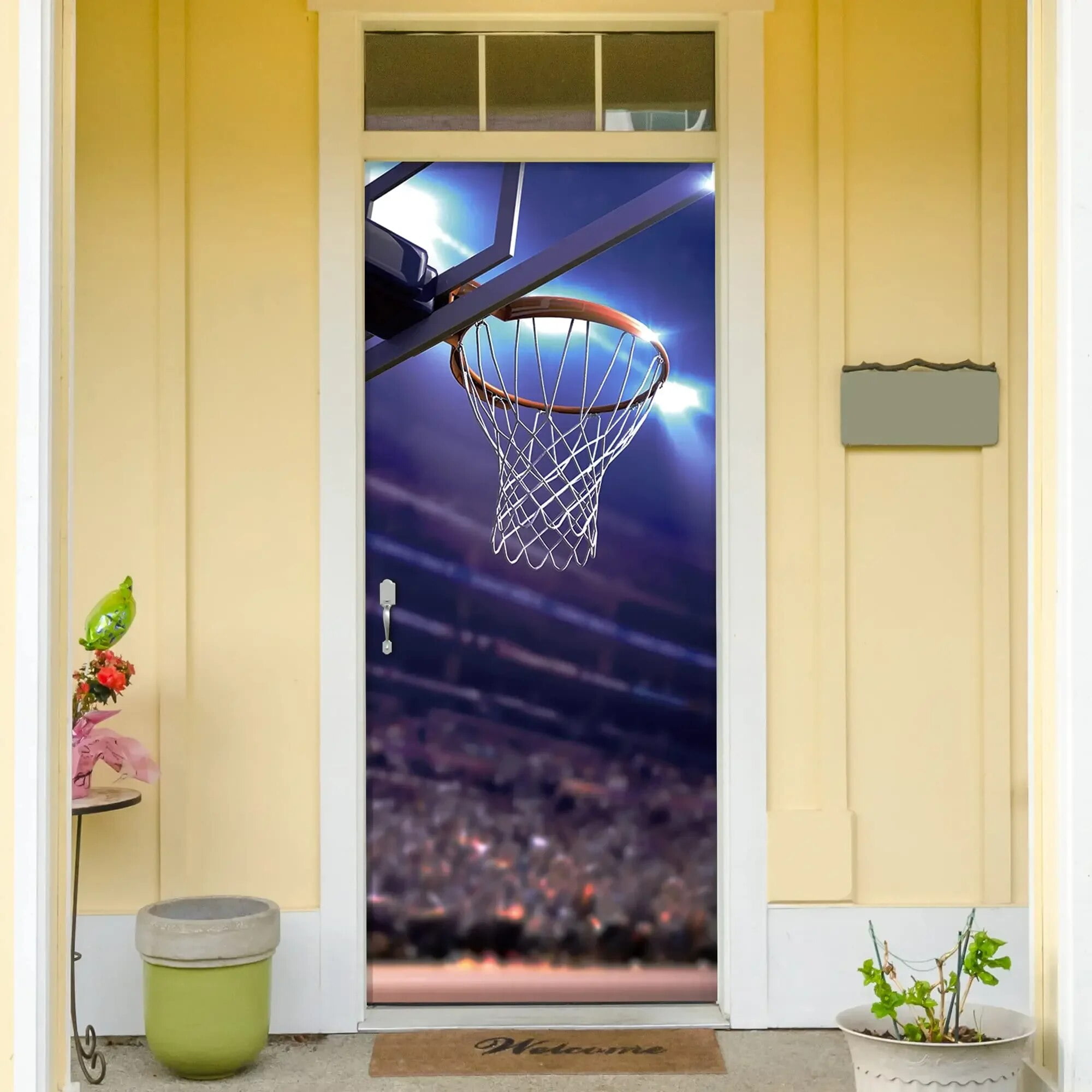 3D printed home improvement door stickers with patterns like sports ...