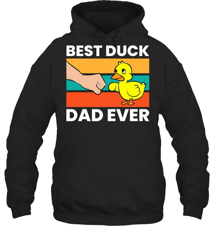 3D printed patterns bring depth to the shirt Best Duck Dad Ever Funny ...