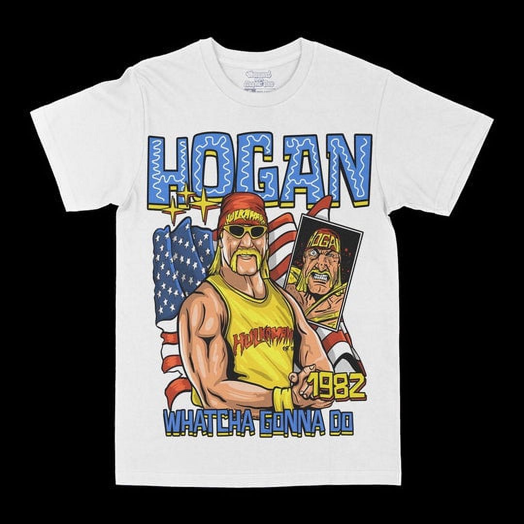 3D printed patterns bring depth to the shirt. Hulk Hogan "1982" Graphic ...