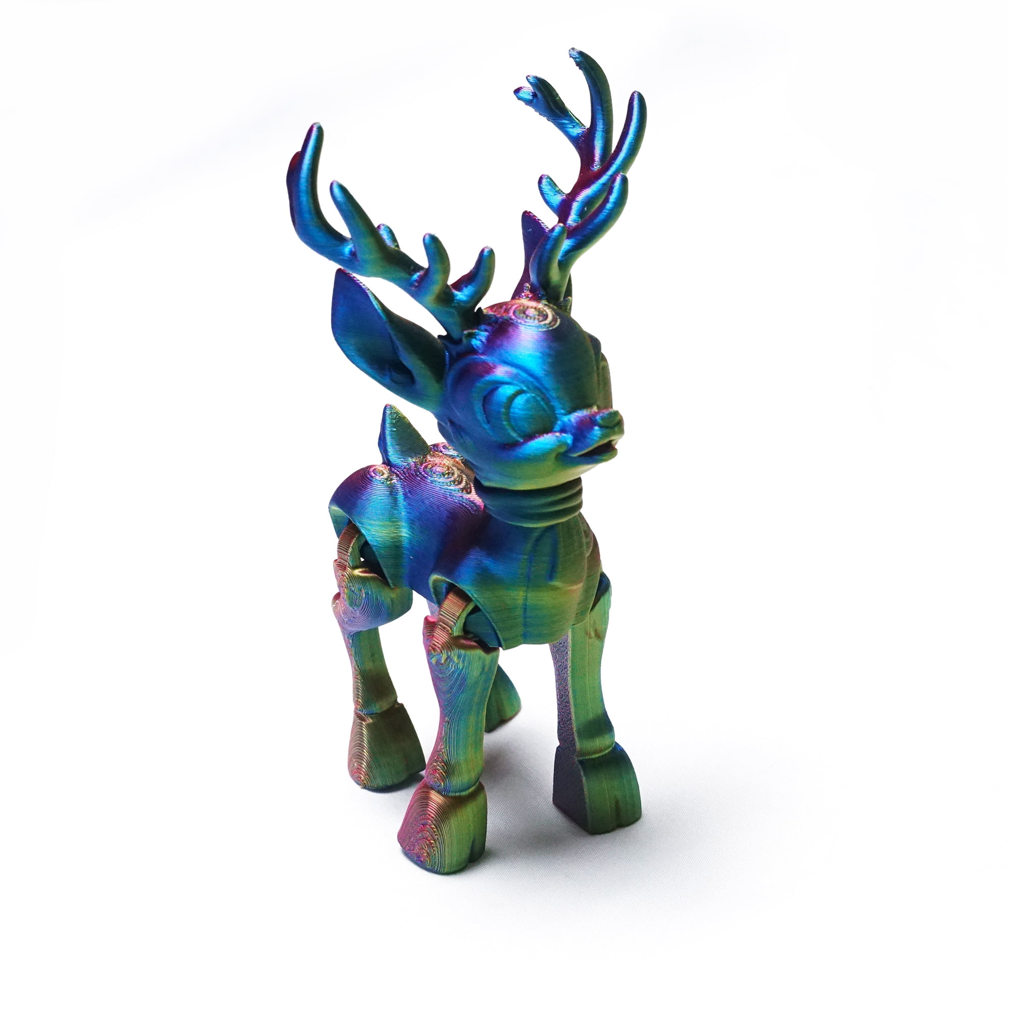 3D printed reindeer,articulated models,flexible joint animal model ...