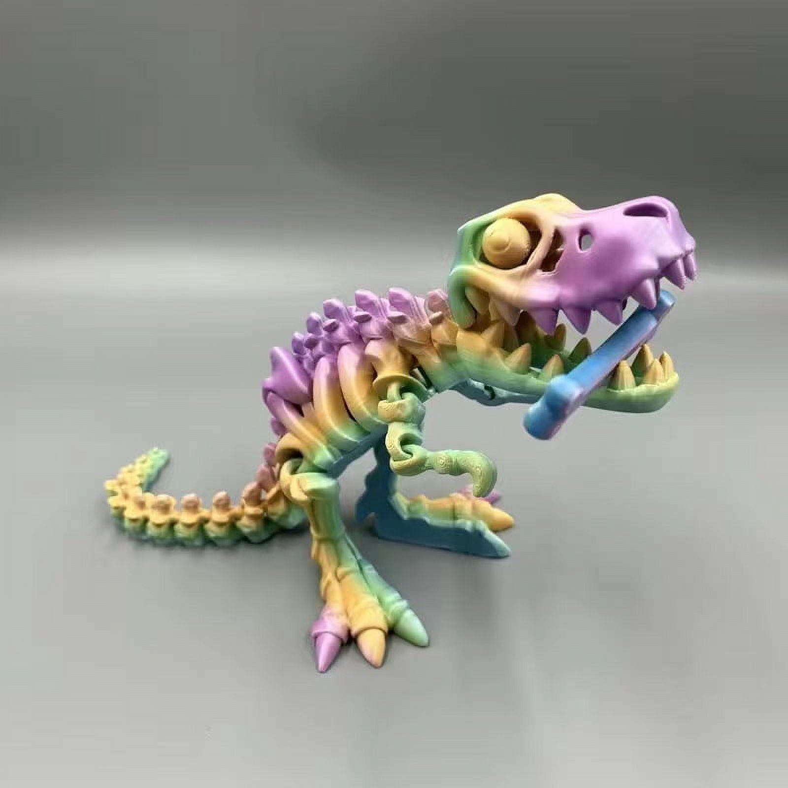 3D printing integrated skull Tyrannosaurus Rex joint can move freely ...