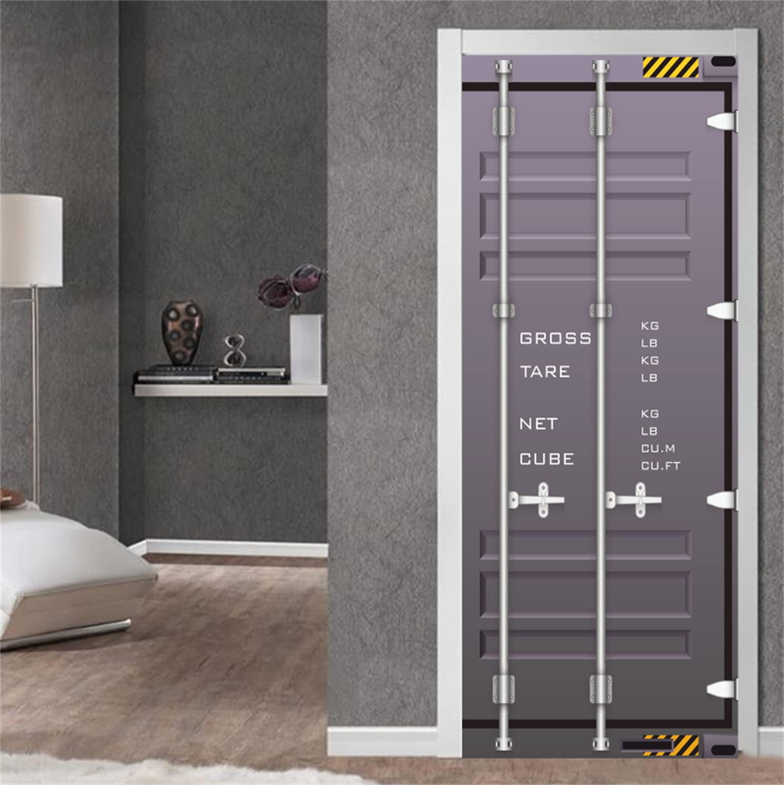 3D sci-fi door stickers Keyboard door stickers Sticky door mural wall ...
