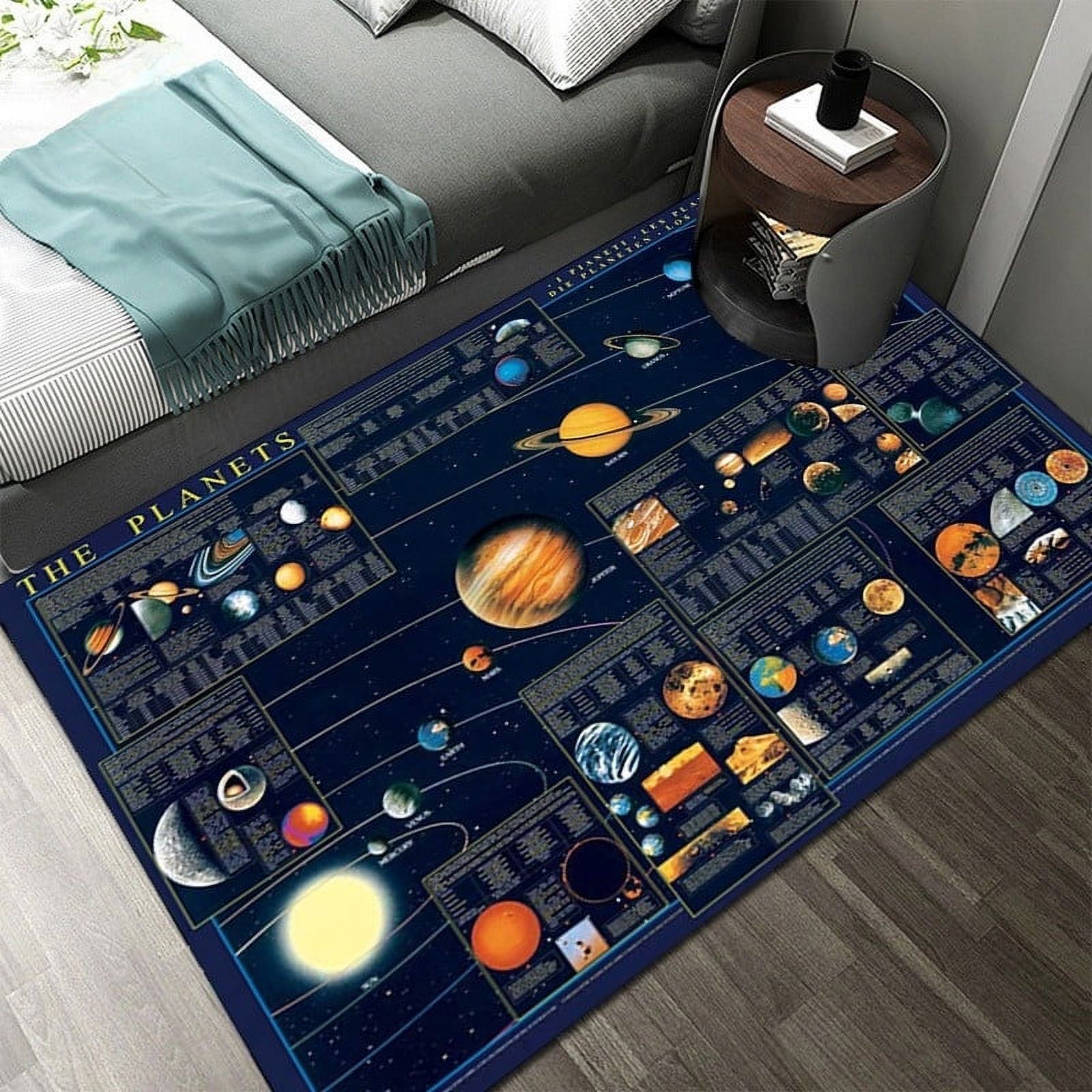 3D solar system children's space planet carpet living room bedroom ...