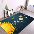 3D solar system star planet printing carpet living room children's bed ...