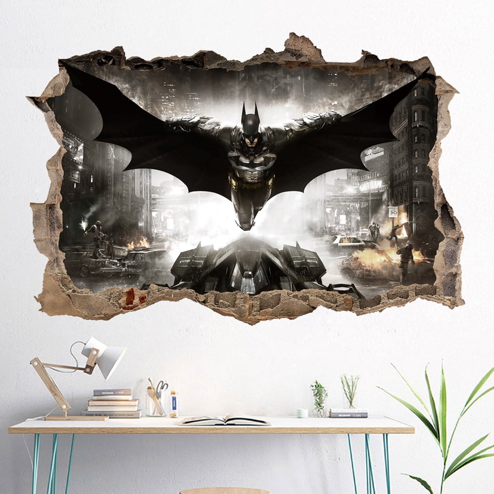 3D wall stickers, Batman wall stickers, room stickers, kindergarten ...