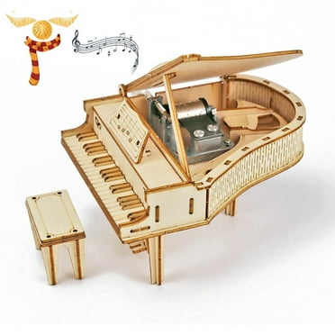 Hands Craft 3D Modern Wooden Puzzle: Musical Instrument - Saxophone ...