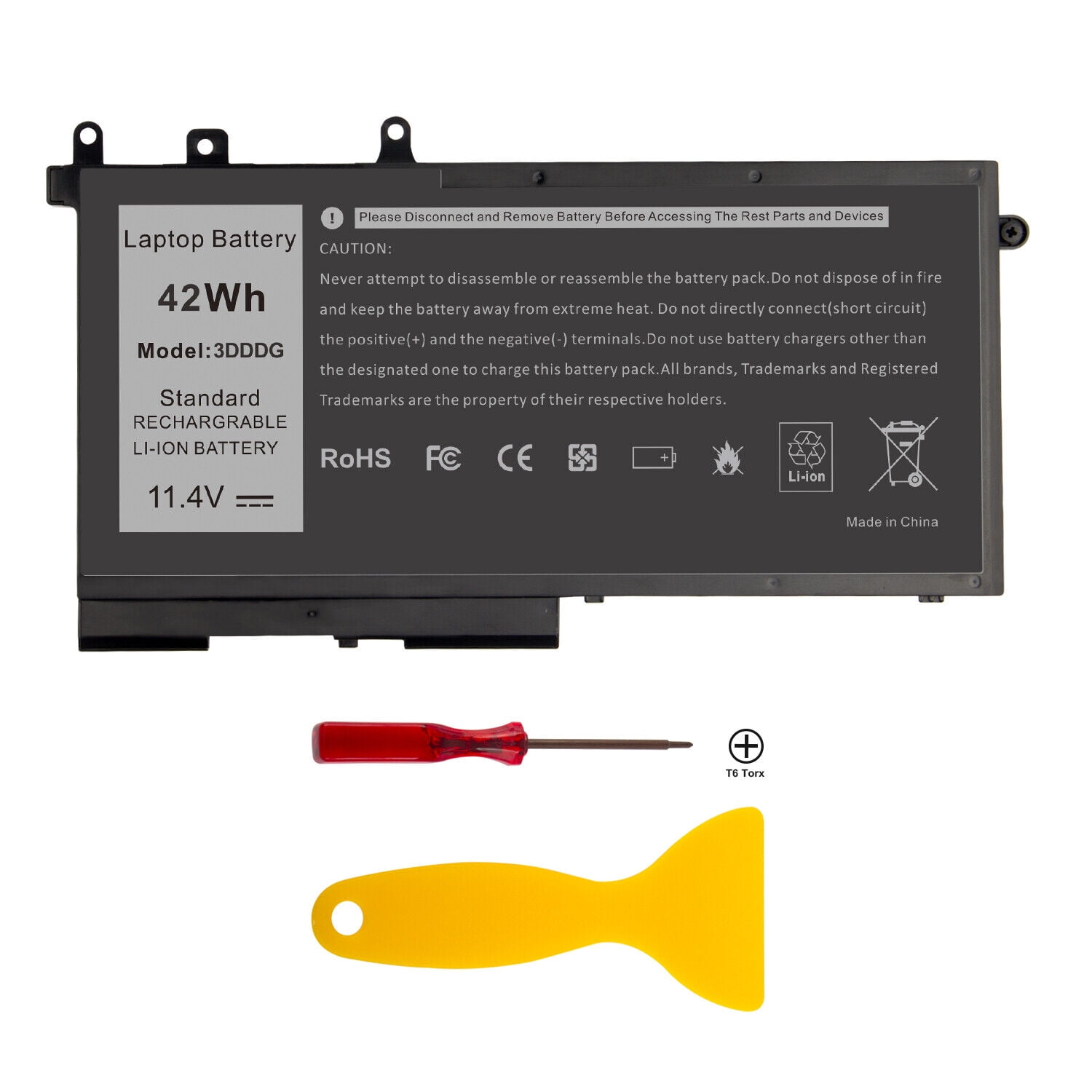 3DDDG Battery For Dell Precision 3530 - Walmart.com