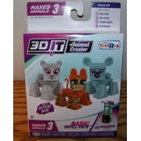 3DIT Animal Creator Basic Refill Pack - Makes 3 Animals ~ for Use with ...