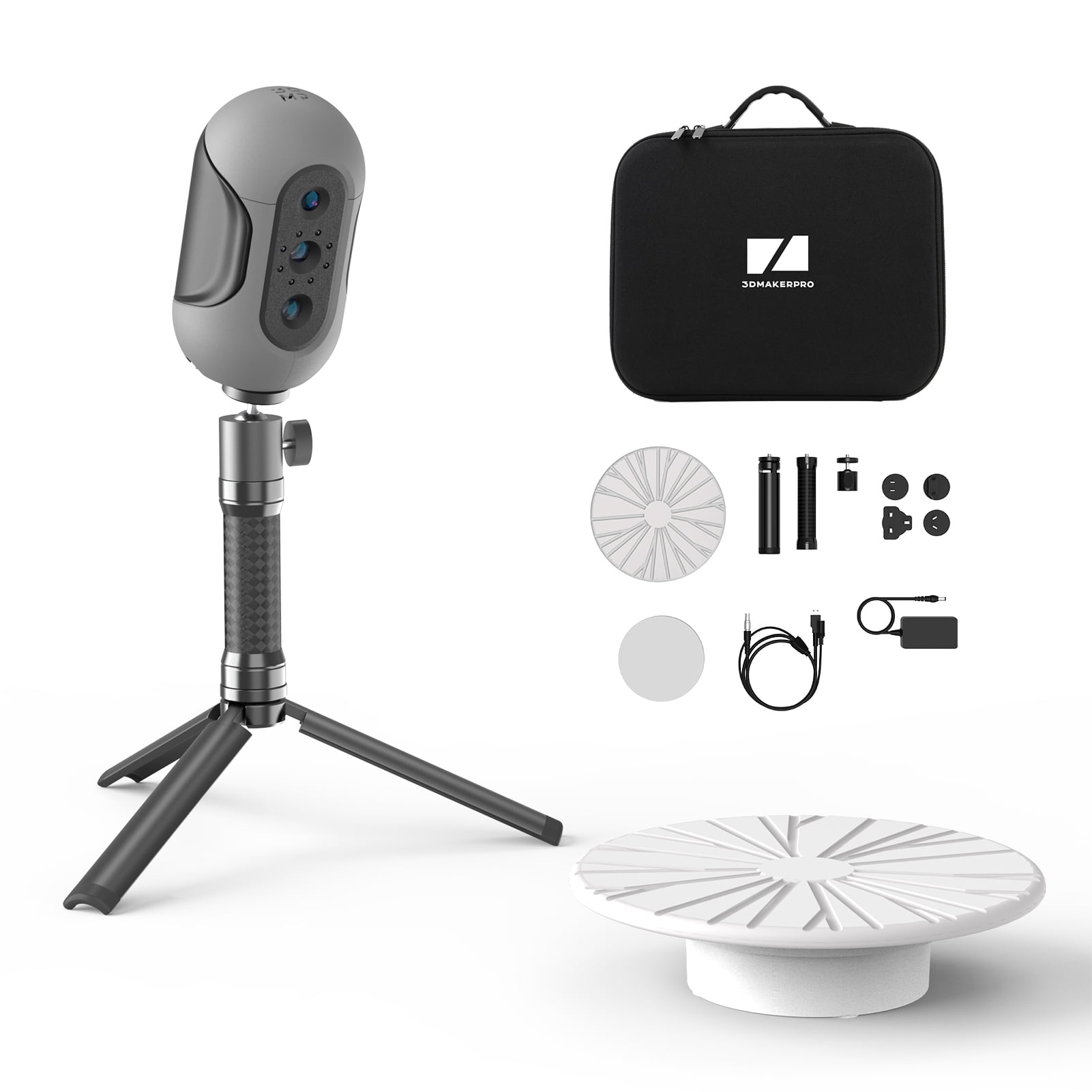 3DMakerpro Mole Handheld 3D Scanner for 3D Printer 0.05mm Accuracy & 0 ...