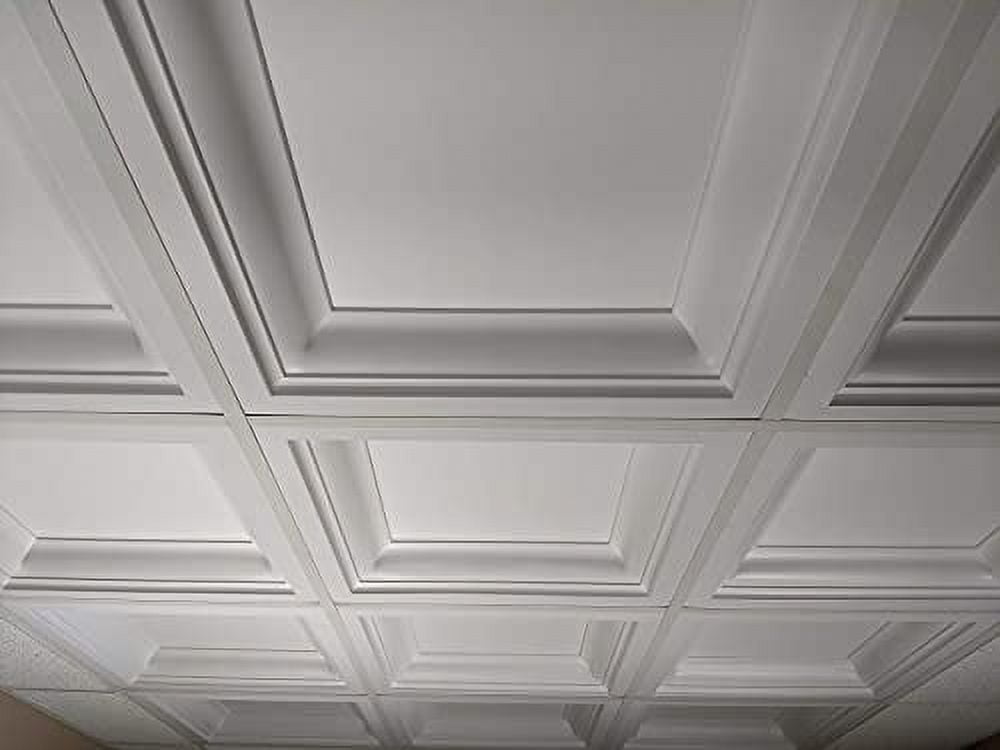 3Drop 3D Drop Ceiling and Wall Tiles – Ultra-Thin 2x2 Lay-in Matte ...