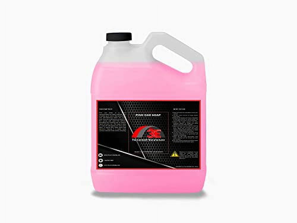 3E Pink Car Soap Highly Concentrated Foaming Car Wash Shampoo, Works ...