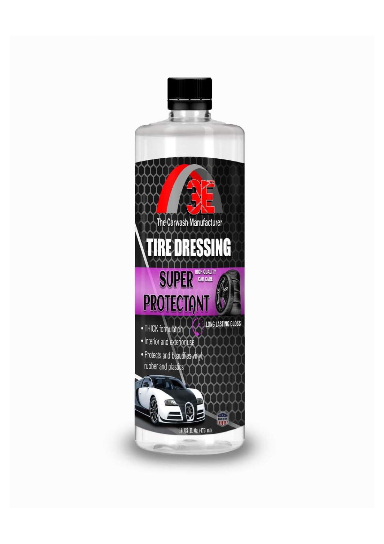 3E Super Protectant Wipe-On RRF12 Tire Dressing I Non-Greasy Dry-to-The ...