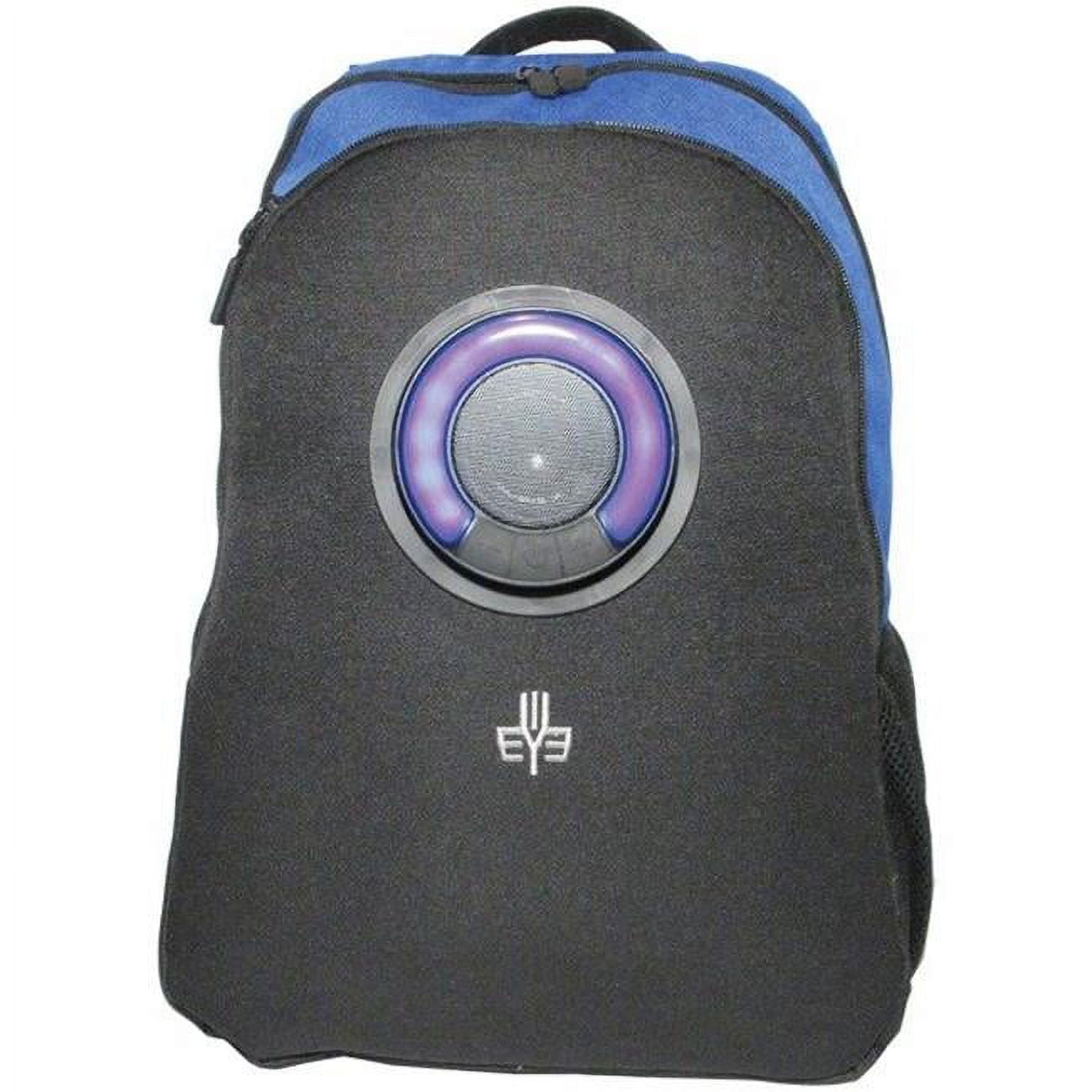 3Eye RA53610 Backpack with Bluetooth Speaker, Blue - Walmart.com