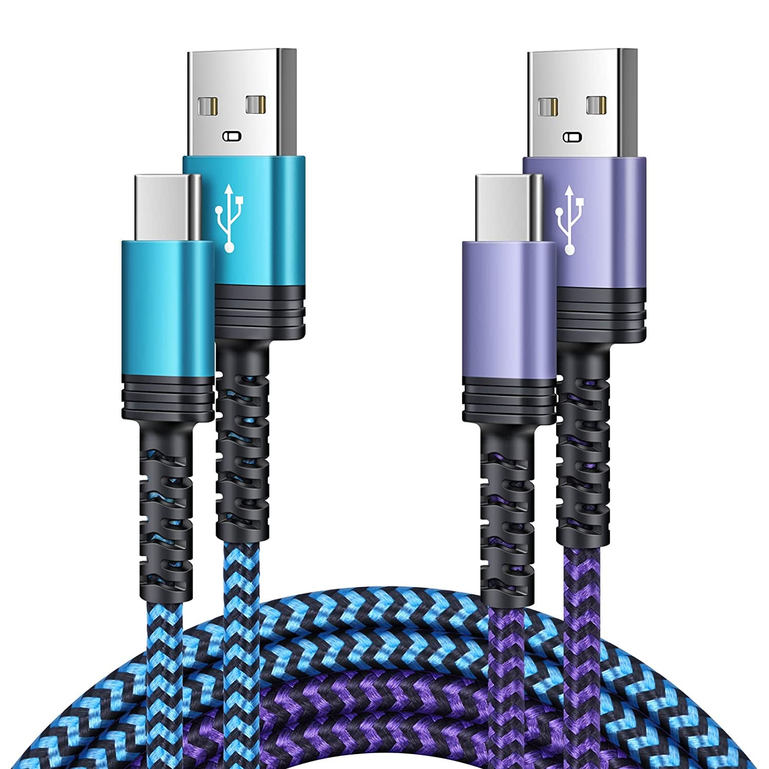 3FT 2Pack USB Type C Cable Fast Charging Cable Android USB C Charger ...