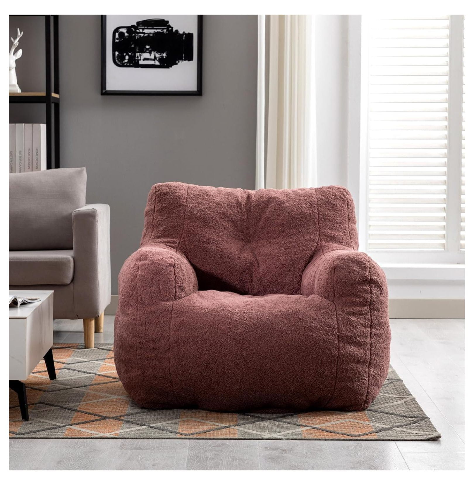 3FT Bean Bag Chair for Adult Teens Kids(with Filler) Furniture - Soft ...