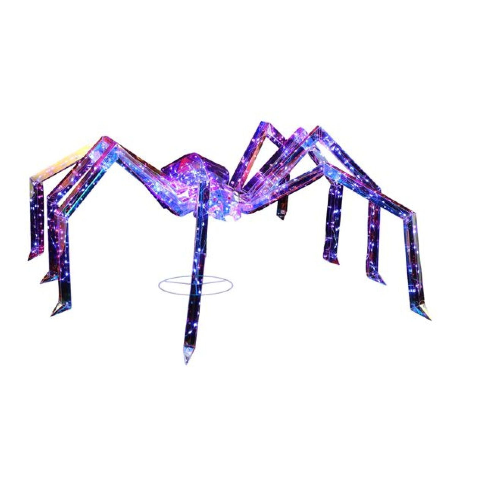 3FT Decorations Light Up Spider, Outdoor Decor Lighted Iridescent ...