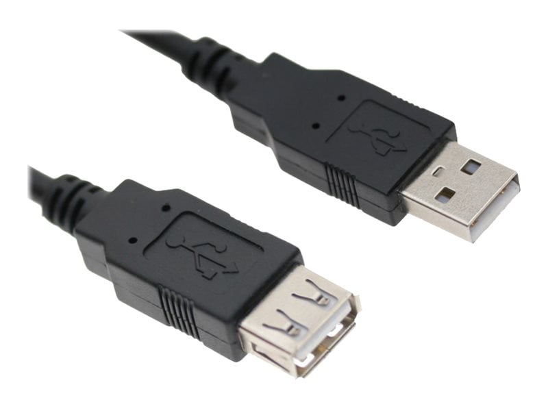 AXIOM USB 2.0 TYPE-A TO USB TYPE-A EXTENSION CABLE M/F 3FT, USB2AAMF03 ...