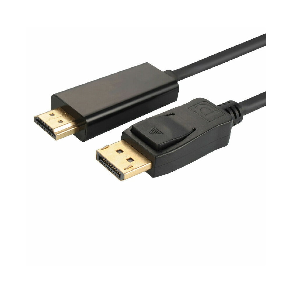 3FT Gold Plated HD Display Port to HDMI Cable Cord DP to HDMI Cable ...